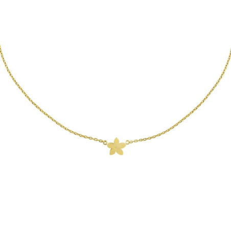 Gold jasmine necklace